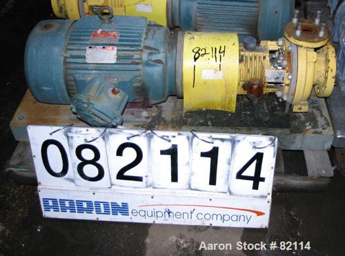 Used A.W. Chesterton Centrifugal Pump, Size 1.5X3-8, Carbon Steel. 3"