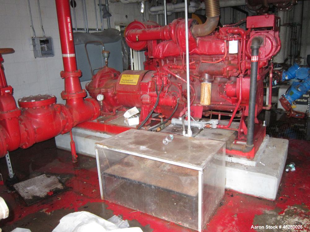 UsedCummins Fire Pump Systems with Controls, Etc.