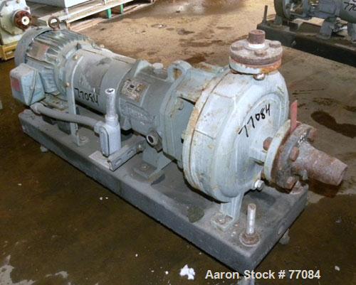 Used Durco Mark III Centrifugal Pump, Size 2K2X1-10A/80 RV, Carbon St