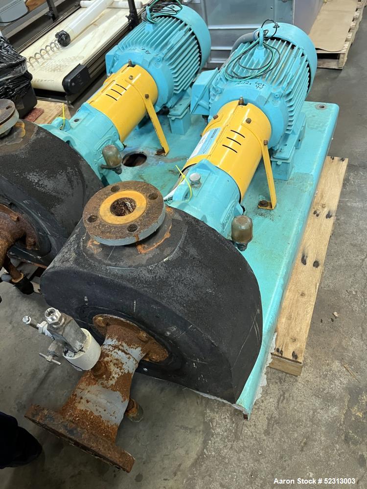 Used Flowserve / Durco Mark IIIA Carbon Steel Centrifugal Pump, Size