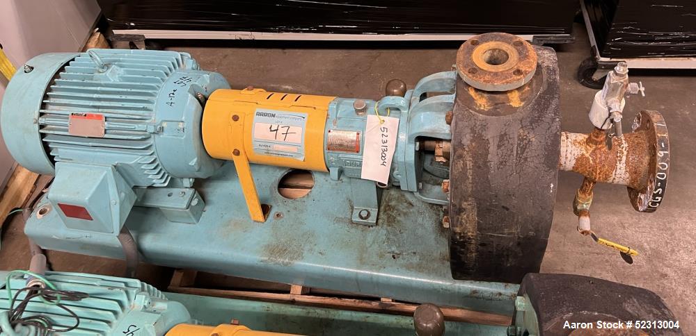 Used Flowserve / Durco Mark IIIA Carbon Steel Centrifugal Pump, Size