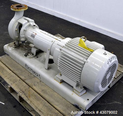 Used Durco Mark III Centrifugal Pump, Size 2K4X3-8/60, Ductile Cast I