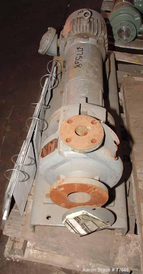 USED: Durco Mark II centrifugal pump, ductile iron, size 3X1.5-82/6.3