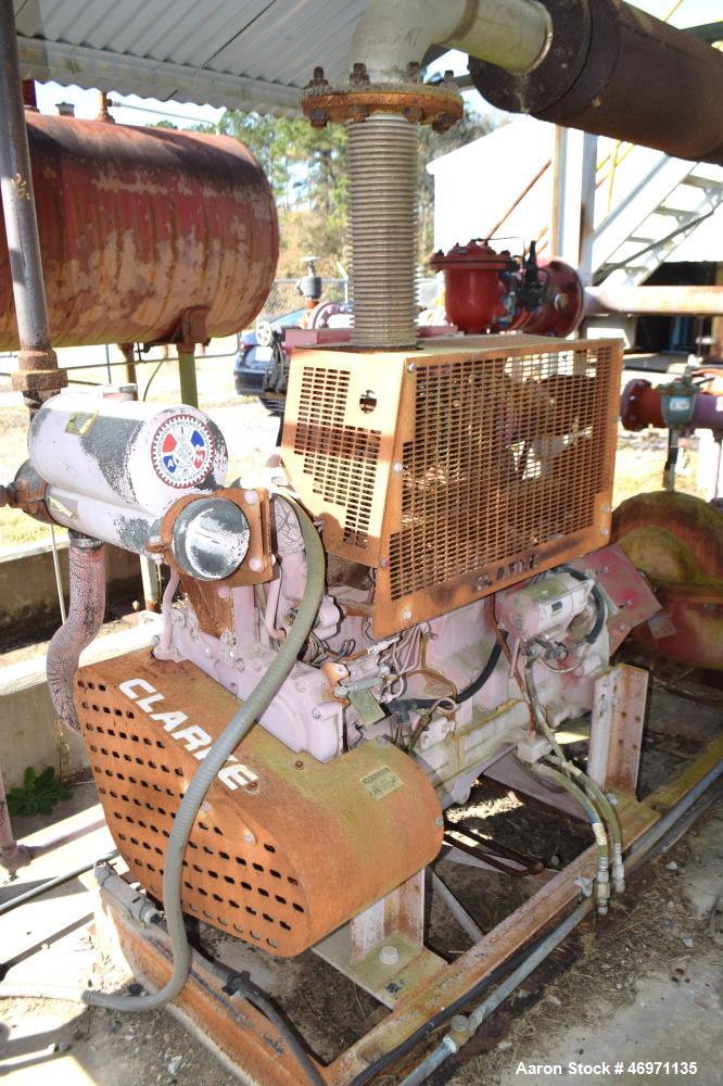 Used Clarke Fire Protection Products Diesel Driven Fire Pump System.