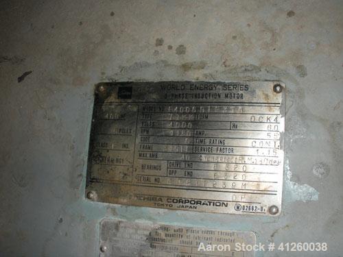 UsedIngersoll-Rand Pump with electric motor, 8340 gpm, 400 hp motor,