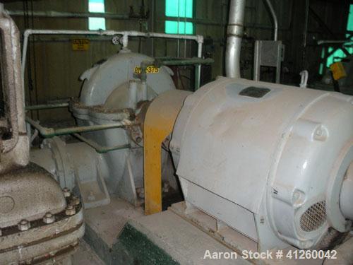 UsedIngersoll-Rand Pump with electric motor, 8340 gpm, 300 hp Westing
