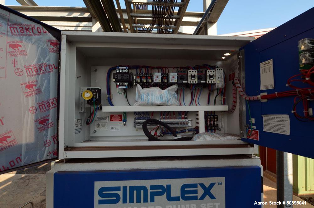 Used-Simplex Packaged Pump Set, Model SPS-25-ED,