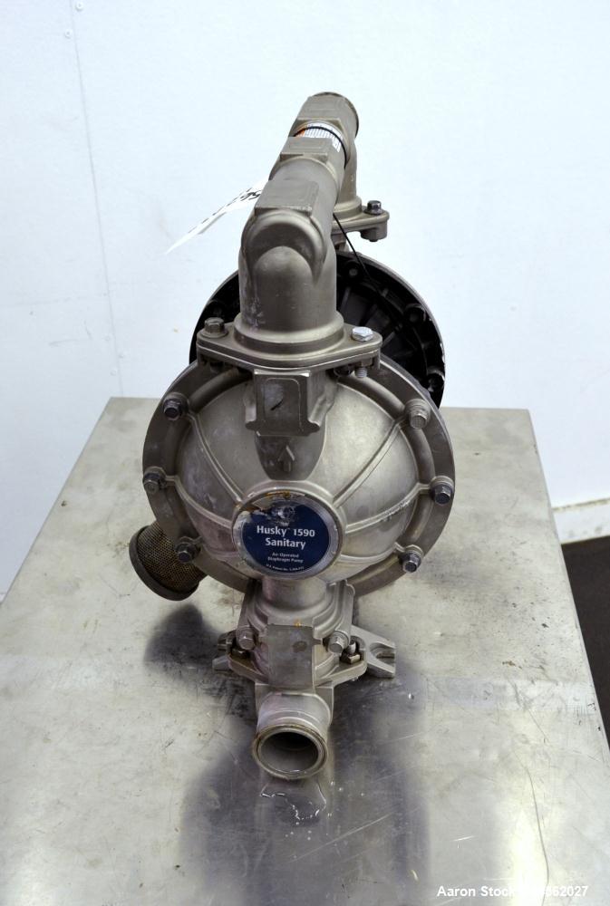 Used Graco Husky 1590 Sanitary Air Operated Double Diaphragm Pump, Pa