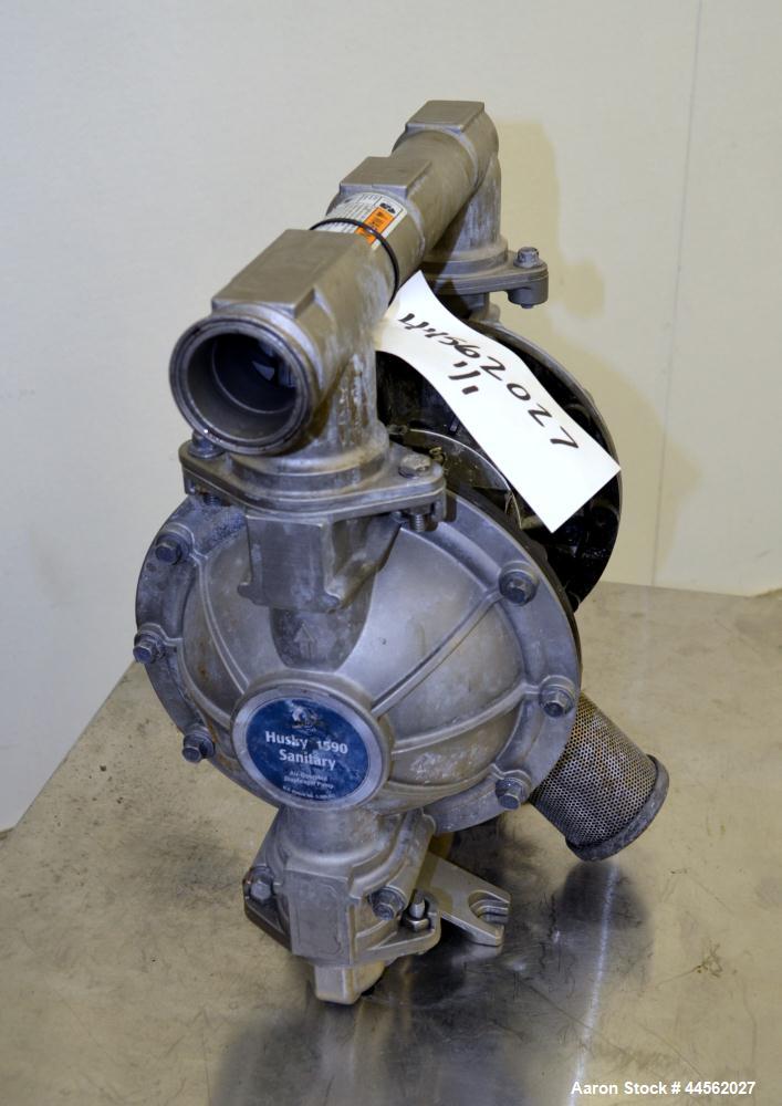 Used Graco Husky 1590 Sanitary Air Operated Double Diaphragm Pump, Pa