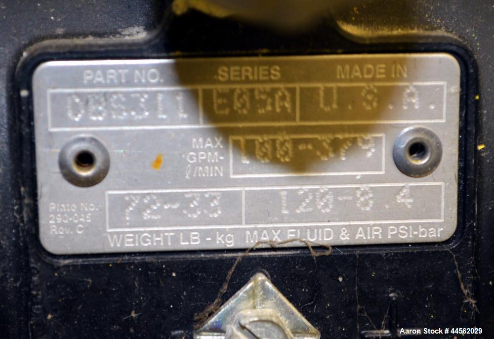 Used Graco Husky 1590 Sanitary Air Operated Double Diaphragm Pump, Pa