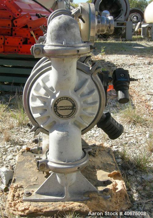 Used Warren Rupp Sandpiper Air Powered Double Diaphragm Pump, model P