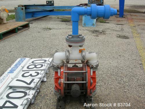 USED: Wilden air operated double diaphragm pump, model P2/PPPP/TF/TF/