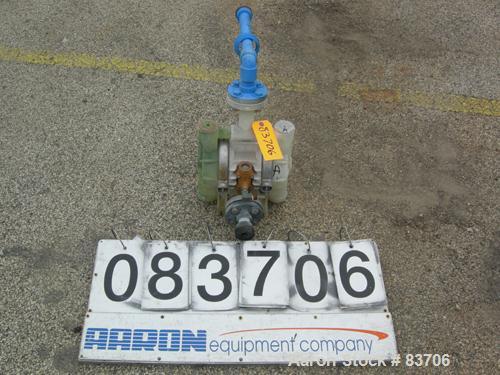 USED: Wilden air operated double diaphragm pump, model P2/PPPP/TF/TF/