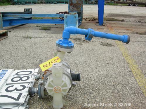 USED: Wilden air operated double diaphragm pump, model P2/PPPP/TF/TF/