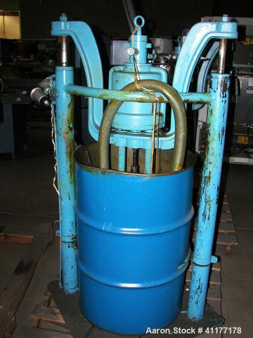 Used Johnstone Air Operated 55 Gallon Drum Unloading Pump, Model 8-34