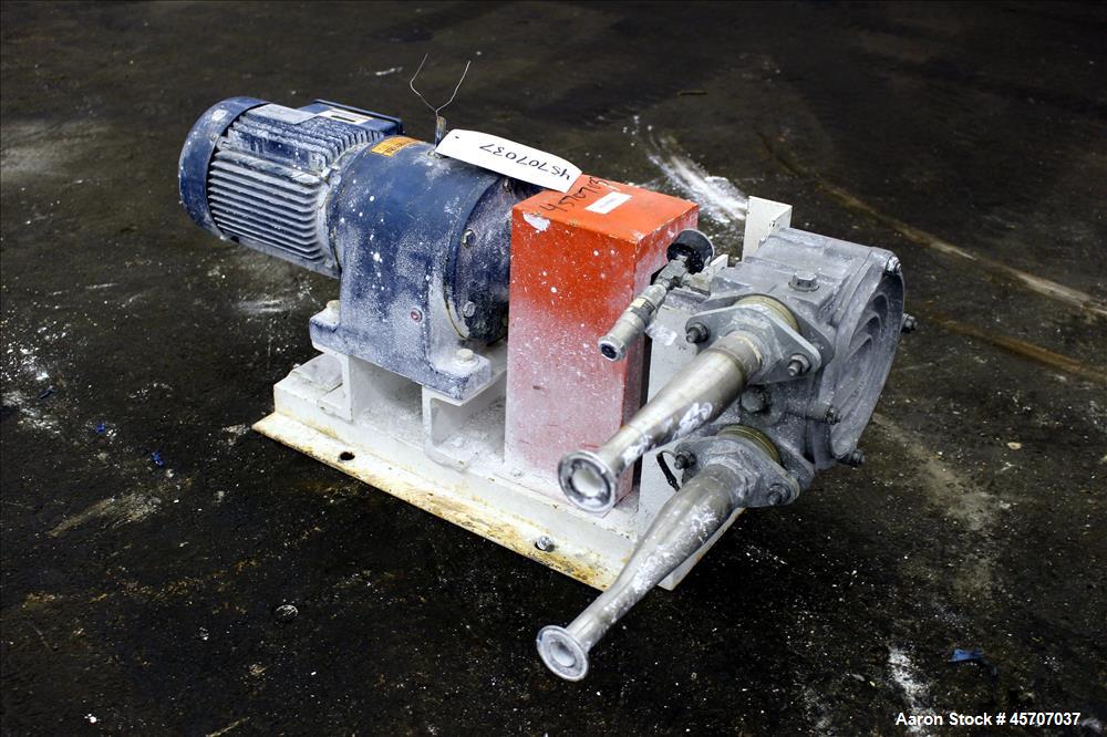 Used Alfa Laval/Depa Elro Peristaltic Hose Pump, Model IP 200, Alumin