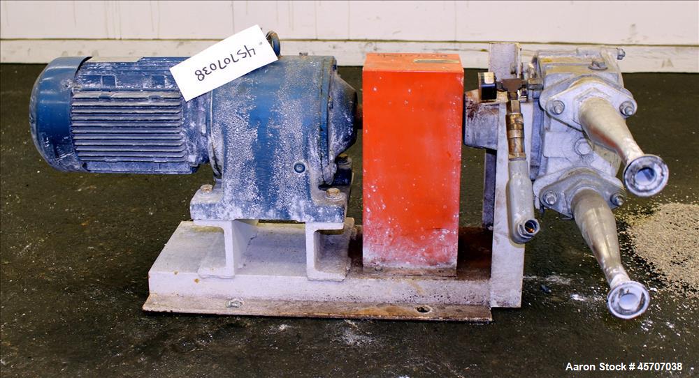 Used Alfa Laval/Depa Elro Peristaltic Hose Pump, Model IP 200, Alumin