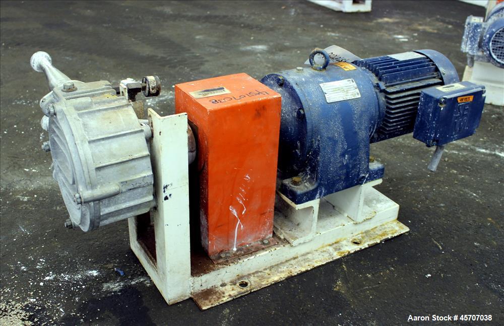 Used Alfa Laval/Depa Elro Peristaltic Hose Pump, Model IP 200, Alumin