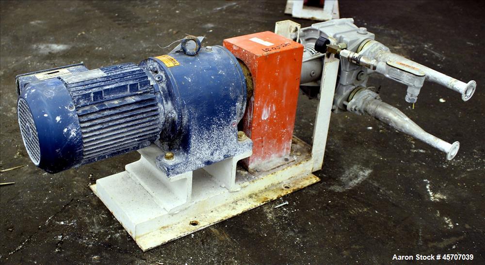 Used Alfa Laval/Depa Elro Peristaltic Hose Pump, Model IP 200, Alumin