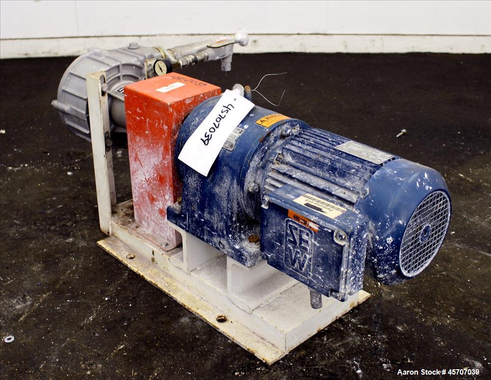 Used Alfa Laval/Depa Elro Peristaltic Hose Pump, Model IP 200, Alumin