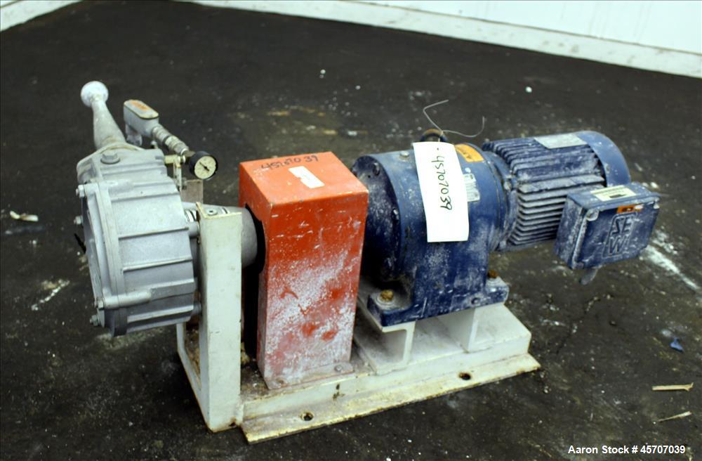 Used Alfa Laval/Depa Elro Peristaltic Hose Pump, Model IP 200, Alumin