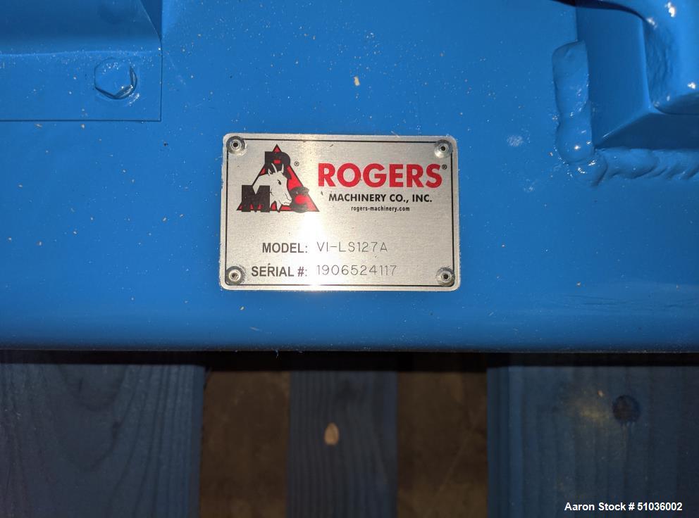 Used Viking Positive Displacement Gear Pump, Model LS127A. Stainless