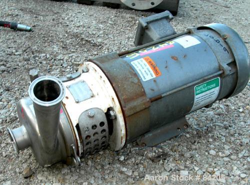 Used APV Centrifugal Pump, Model W20/20, 316 Stainless Steel. 2" Tri-