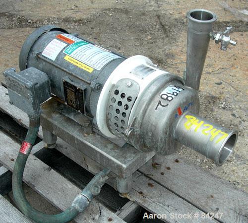 Used APV Centrifugal Pump, Model WI-20/20, 316 Stainless Steel. 3" Tr