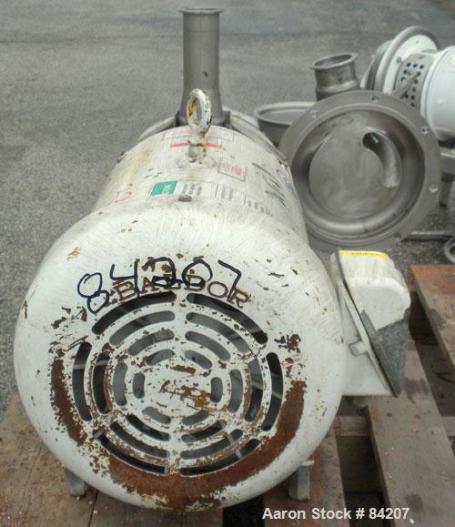 Used APV Centrifugal Pump, Model ZMS5, 316 Stainless Steel. 2-1/2" Tr