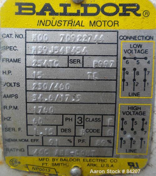 Used APV Centrifugal Pump, Model ZMS5, 316 Stainless Steel. 2-1/2" Tr