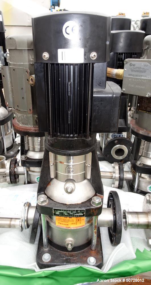 Used (3) CNP Lightweight Vertical Multistage Centrifugal Pump, Model