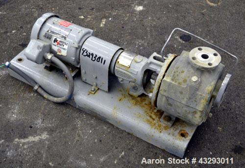 Used Durco Mark III Unitized Self-Priming Centrifugal Pump, Size 1.5/