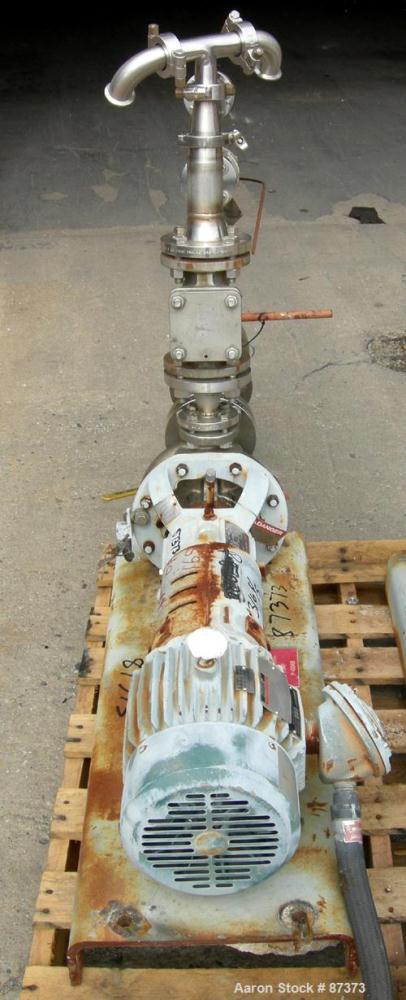 Used Durco Mark III Centrifugal Pump, size 1K1.5X1-82/55RV, 316 stain