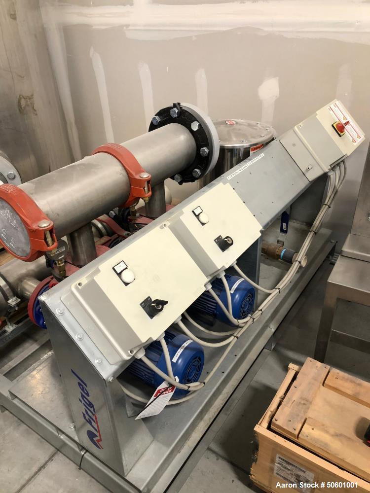 Used Frigel Twin Pump, Model GPR1200/2 E. Includes Mounting Skid, Fil