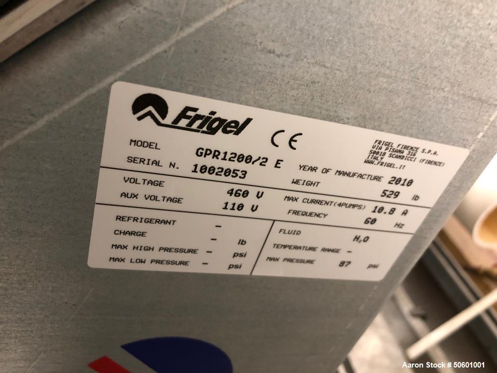 Used Frigel Twin Pump, Model GPR1200/2 E. Includes Mounting Skid, Fil