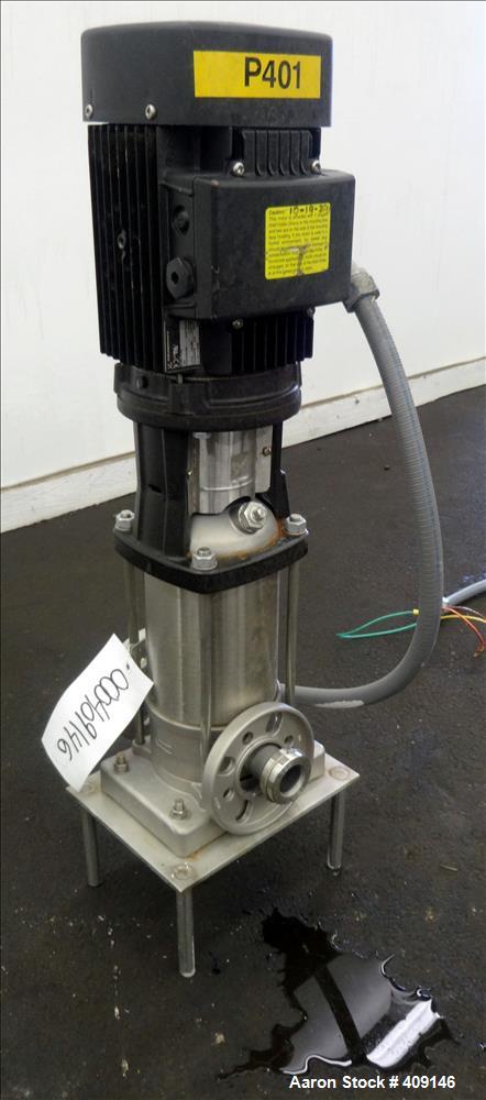 Used Grundfos CRN3 Vertical Multistage Centrifugal Pump, Type CRN3-11