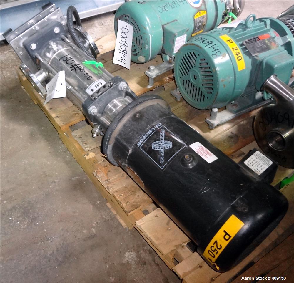Used Grundfos CRN4 Vertical Multistage Centrifugal Pump, Type CRN4-11