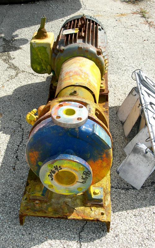 Used Labour Centrifugal Pump, Model A-50LVA, 316 Stainless Steel. Siz