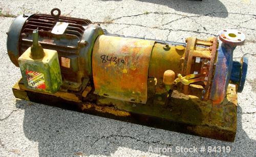 Used Labour Centrifugal Pump, Model A-50LVA, 316 Stainless Steel. Siz