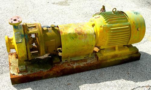 Used Labour Centrifugal Pump, Model A051V, 316 Stainless Steel. Size