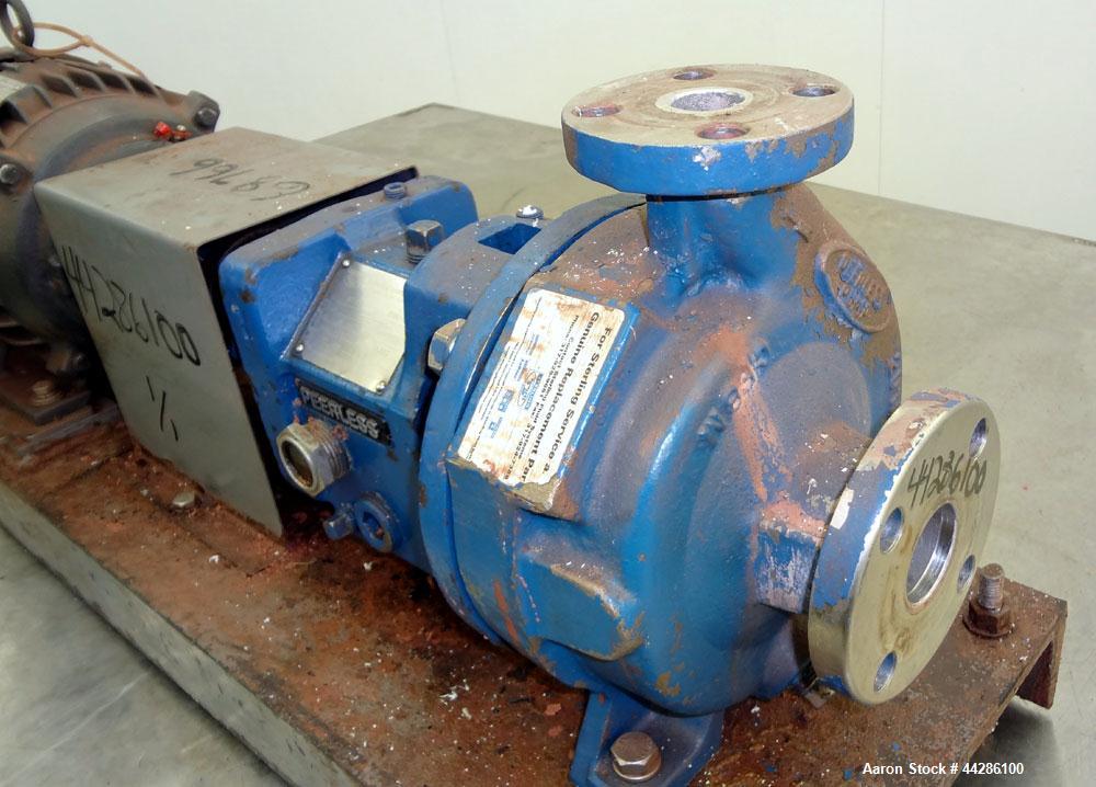 Used Peerless Werner Pump Company Centrifugal Pump, Model 8196, Size