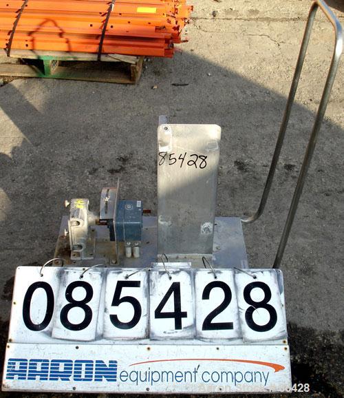 Used Randolph Peristaltic Hose Pump, Model 610, Aluminum Housing. Two