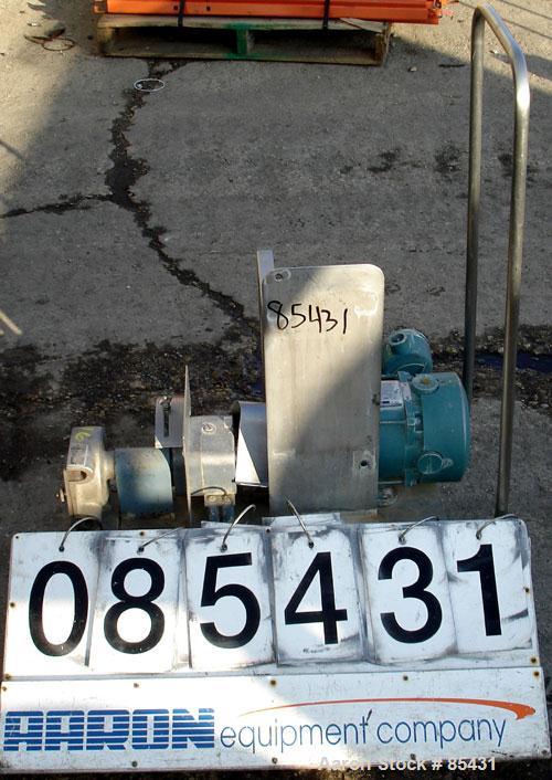 Used Randolph Peristaltic Hose Pump, Model 610, Aluminum Housing. Two