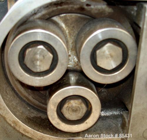 Used Randolph Peristaltic Hose Pump, Model 610, Aluminum Housing. Two