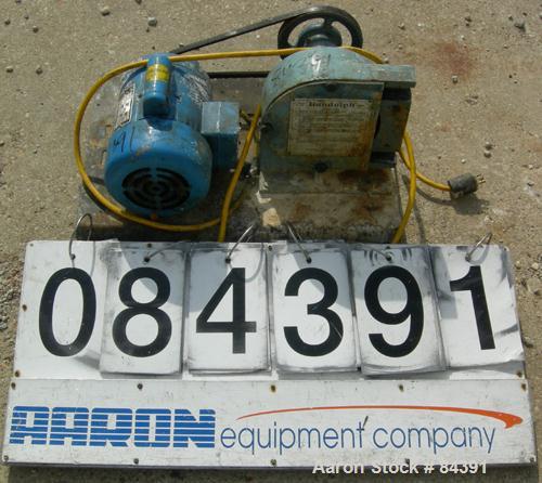 Used Randolph Peristalic Pump, Model 750, Carbon Steel. Hose capaciti