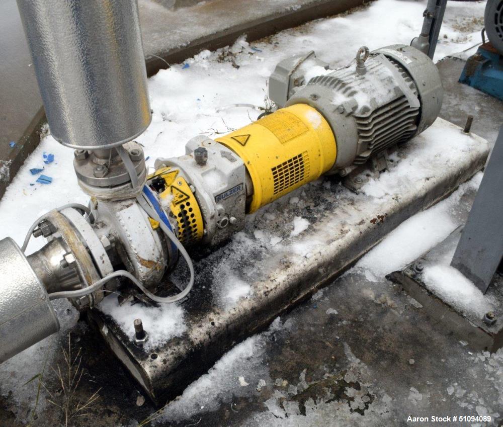 Used Sulzer CPT Chemical Centrifugal Pump, Model CPT11-1B, Stainless