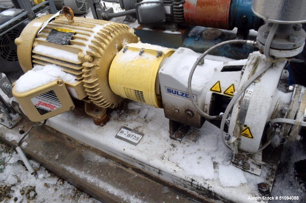 Used Sulzer CPT Chemical Centrifugal Pump, Model CPT23-1B, Stainless