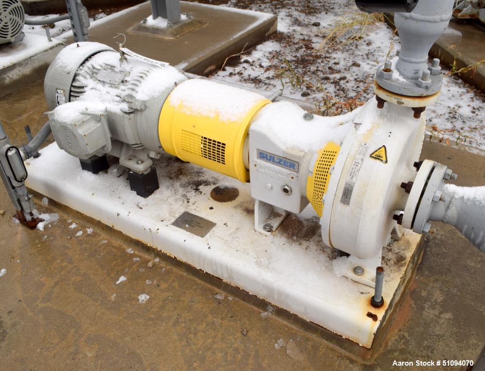 Used Sulzer CPT Chemical Centrifugal Pump, Model CPT24-2, Stainless S
