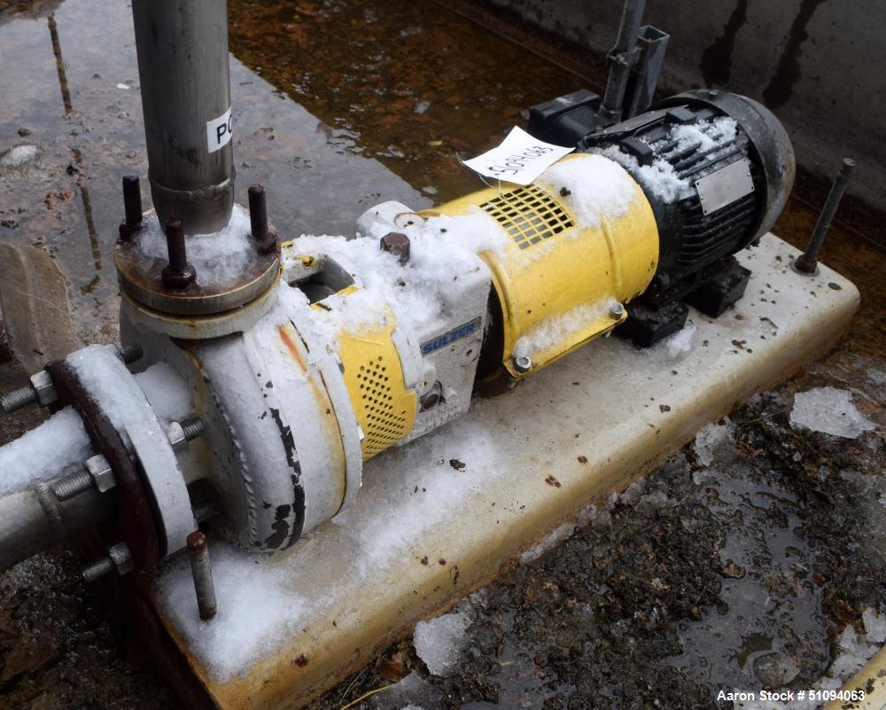 Used Sulzer CPT Chemical Centrifugal Pump, Model CPT12-1B, Stainless