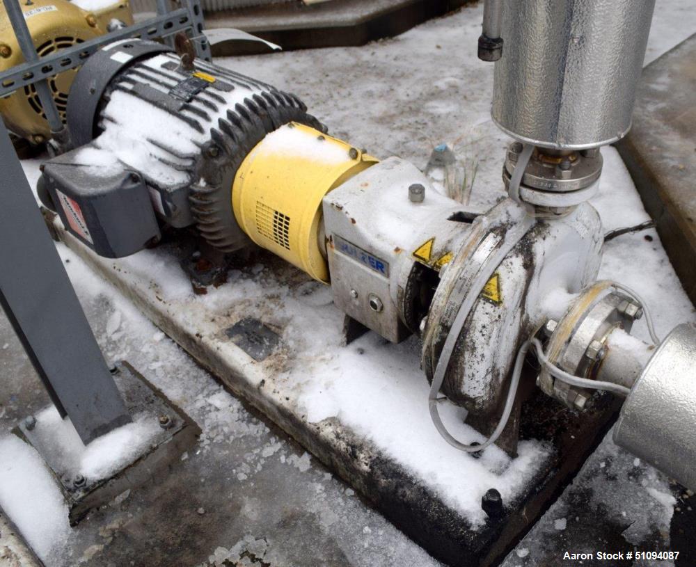 Used Sulzer CPT Chemical Centrifugal Pump, Model CPT23-1B, Stainless